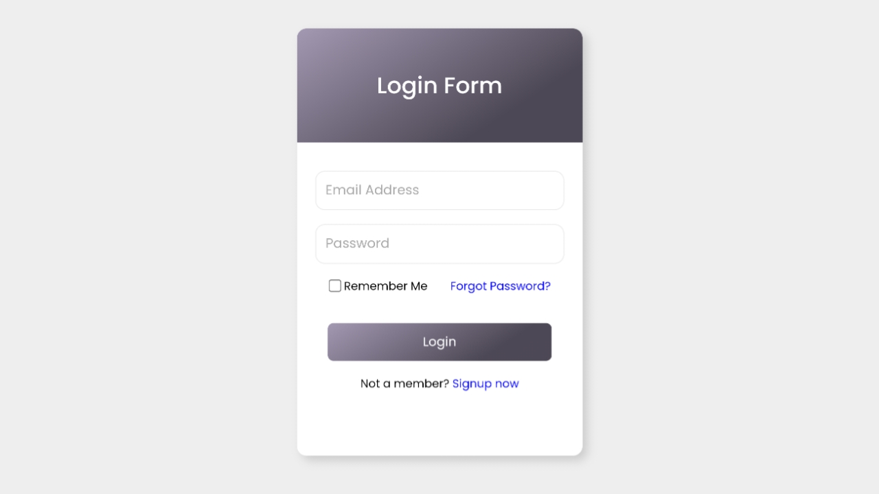 GitHub - develfit/Login-Form: A minimalist login form design