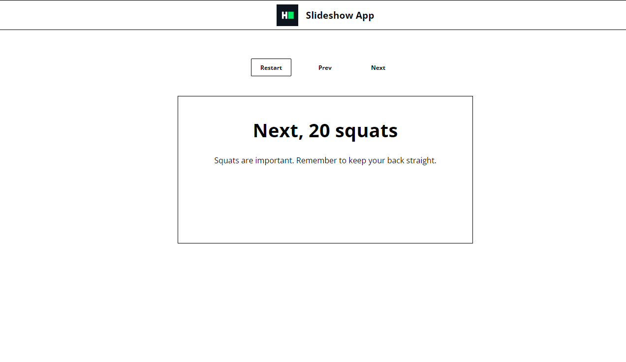 GitHub - AJ-FrontEndDev/SlideShowApp