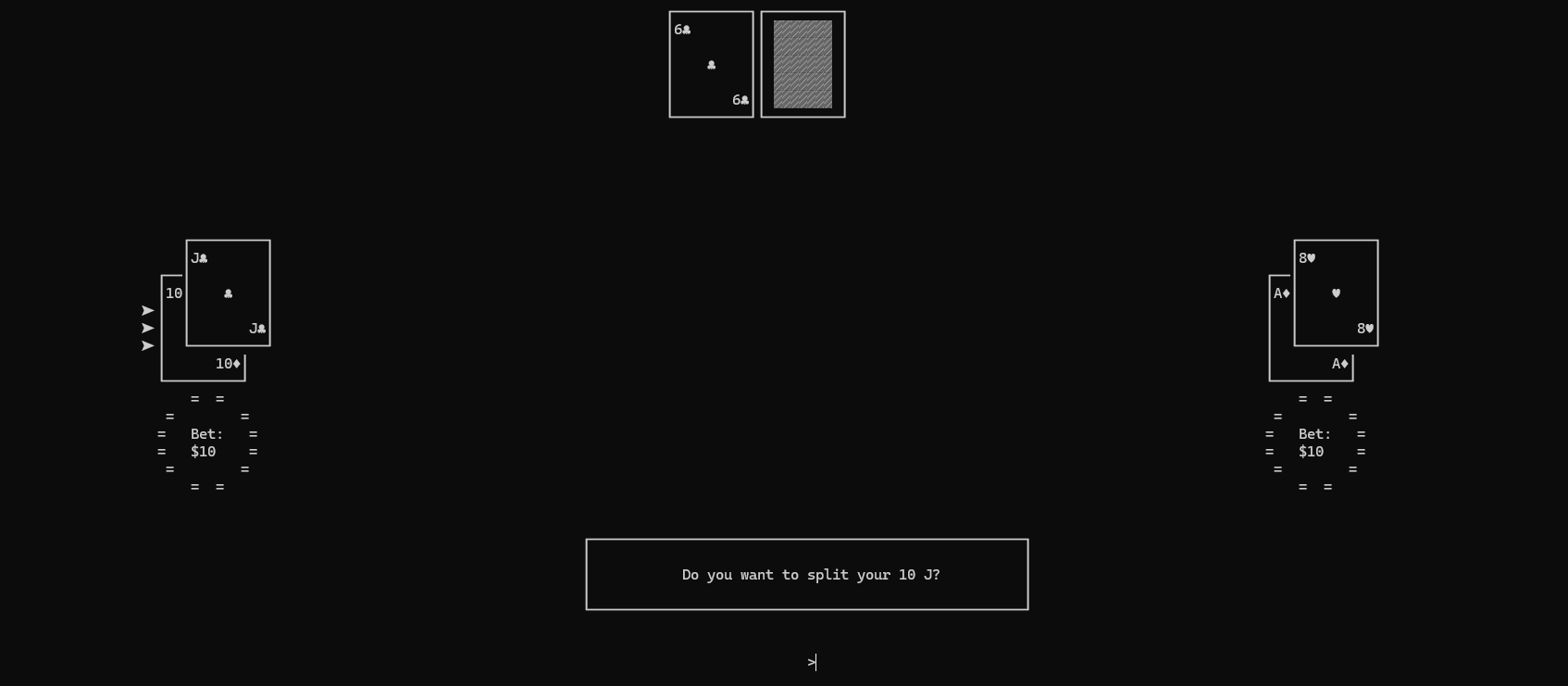 GitHub - neonate11/Terminal_Blackjack_Ascii_Art: Casino style blackjack ...