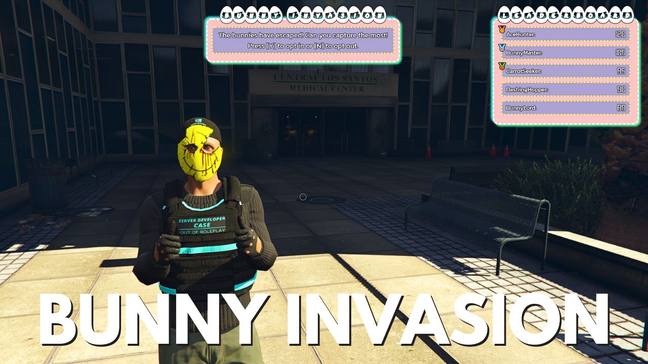 GitHub - CaseIRL/fivem_bunny_invasion: FiveM Bunny Invasion Standalone Easter Event
