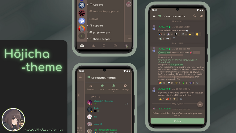 GitHub - rennpy/hojicha-theme