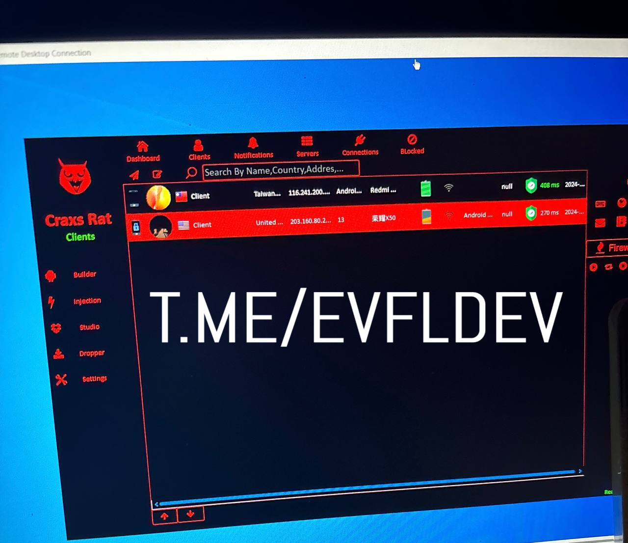 GitHub - 50jylr6ef6/CraxsRAT-New-Version-Official: CraxsRat最新中文版，调整部分界面，显示更美观。 # 软件授权 🔥终身授权🔥 🔥 ...