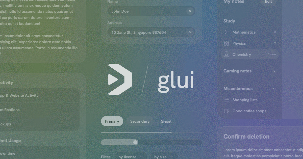 Github Joulevglui Starter Starter Repository For People Who Want To Use Glui 
