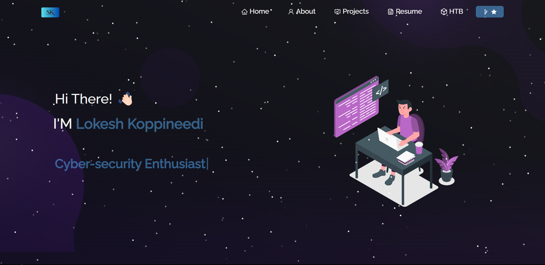 GitHub - skydrige/MyPortfolio: A Cyber Security Enthusiast Portfolio
