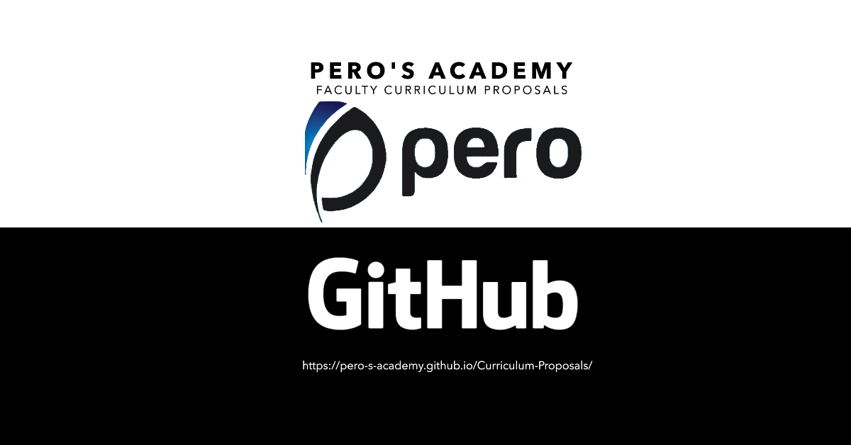 GitHub - Pero-s-Academy/Curriculum-Proposals: Portal for submitting curriculum proposals for Q2 ...