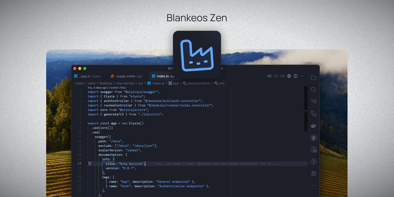GitHub - Blankeos/zen: 🦋 A bluer poimandres VSCode theme. Forked from poimandres.