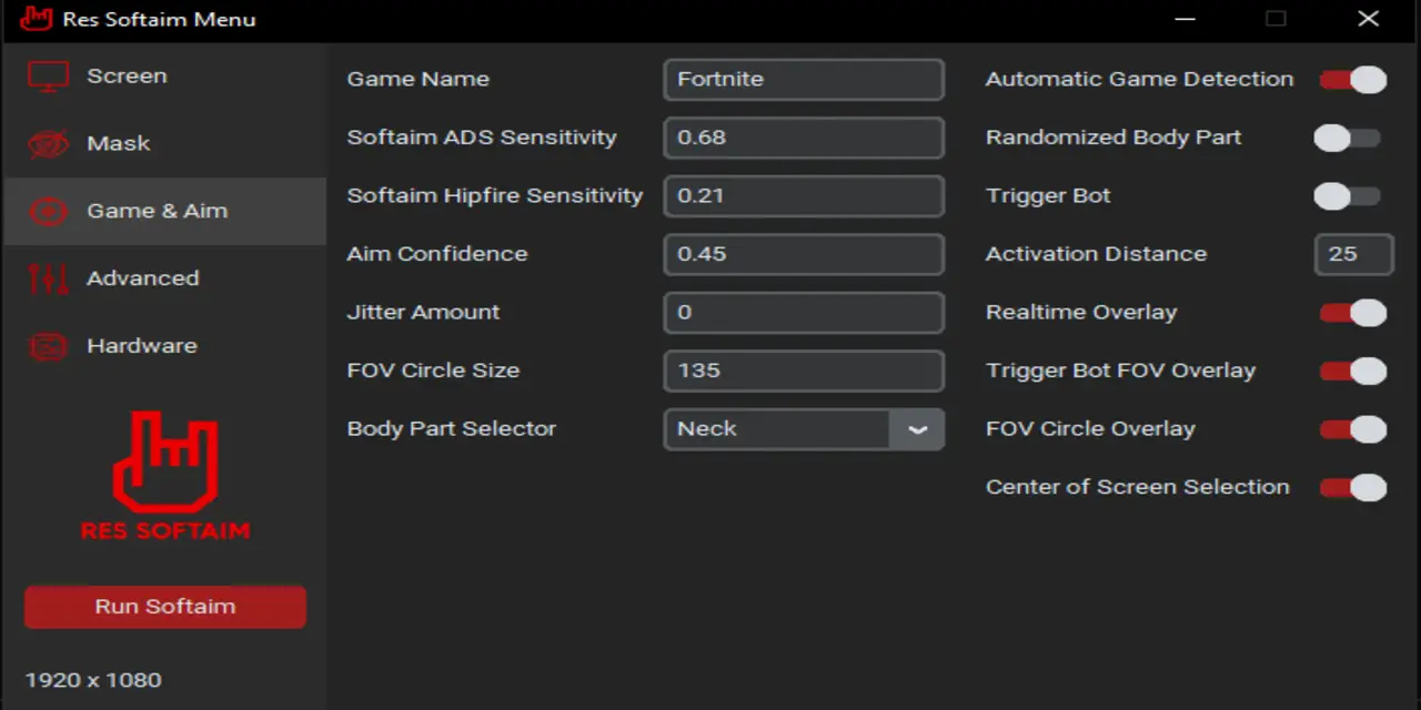 GitHub - WyvrnRes/Res-Softaim: A Modified version of Rootkit's AI Aimbot with many new features ...