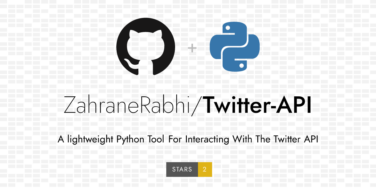 Github Zahranerabhitwitter Api 🔵twitter Api Is A Lightweight Python