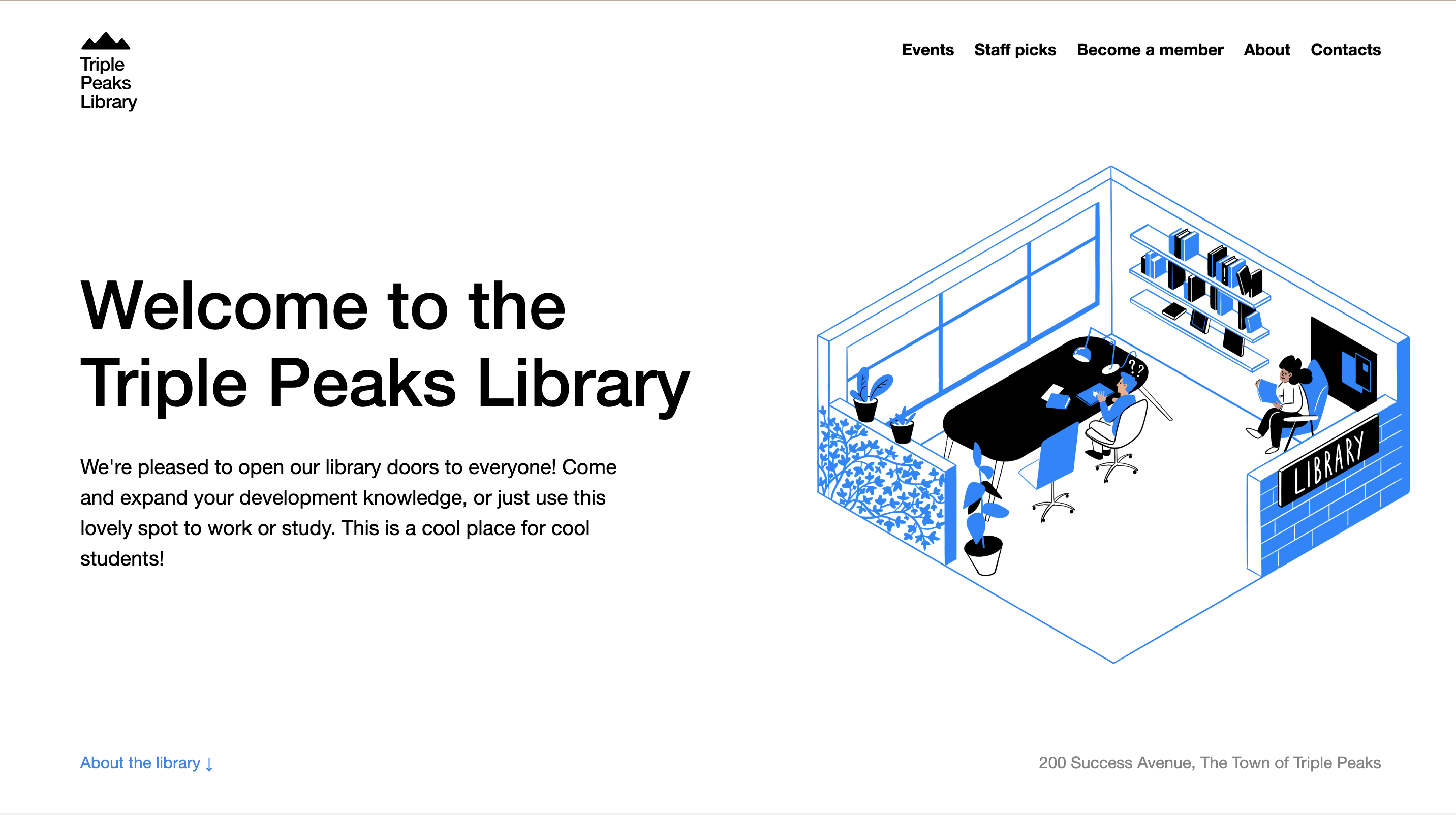 GitHub - stanleyluxx/Triple_Peaks_Library: This is a sprint 1 project for Tripleten. This ...