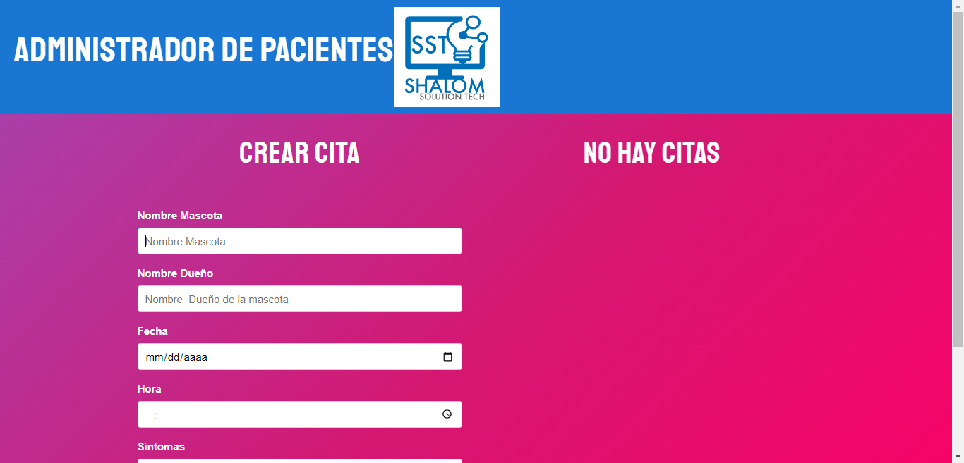 GitHub - rolycore/sst-citas: App de citas, hecho con Reactjs