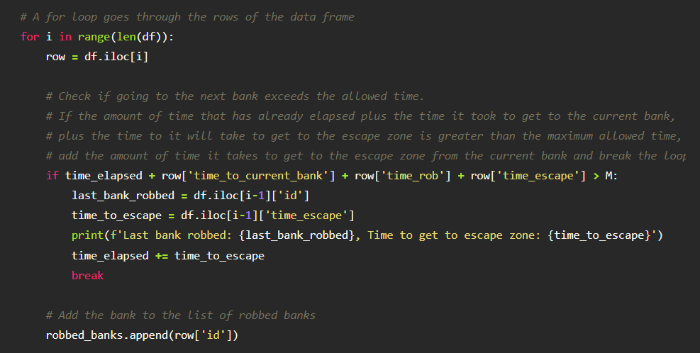 GitHub - jdolane/Bank-Heist: I used a greedy algorithm to "steal" $8,241,300.00 from a pretend ...