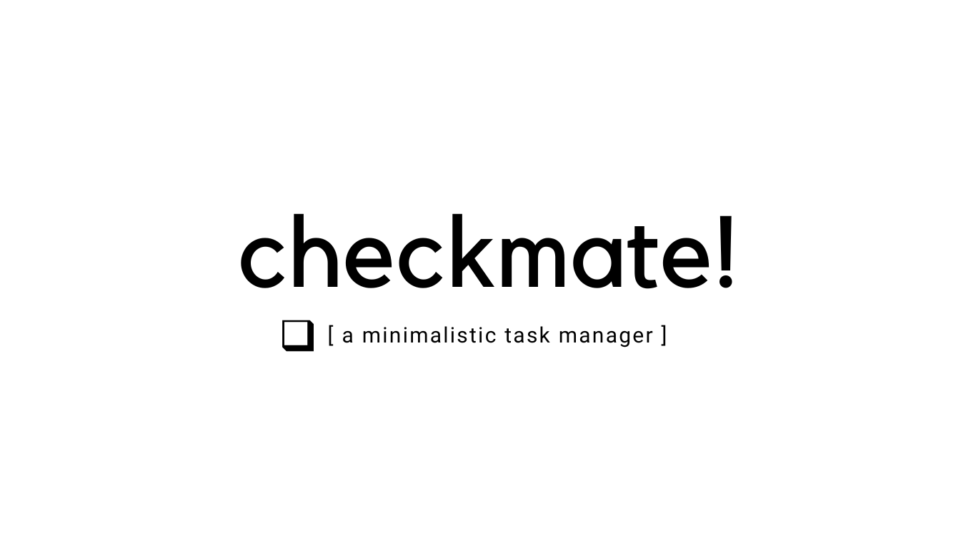 GitHub - saemirii/checkmate.github.io: a minimalistic task manager