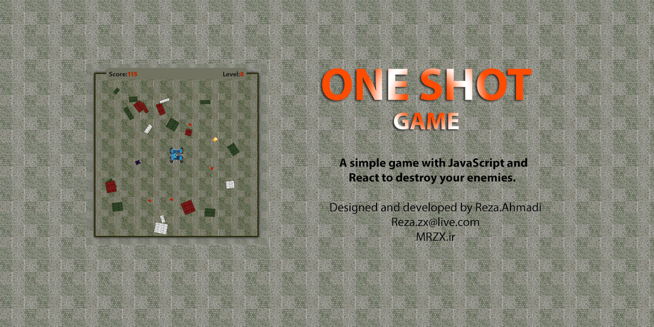 GitHub - rezazx/oneshot-game-react: A simple game with JavaScript and ...