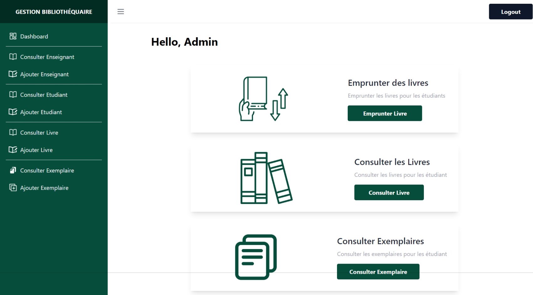 Github Zakariaelaoufi Library Management