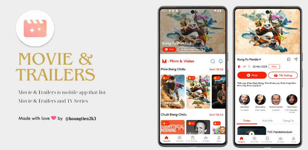 GitHub - hoangtien2k3/movie: Movie & Trailer - App Anndroid Kotlin