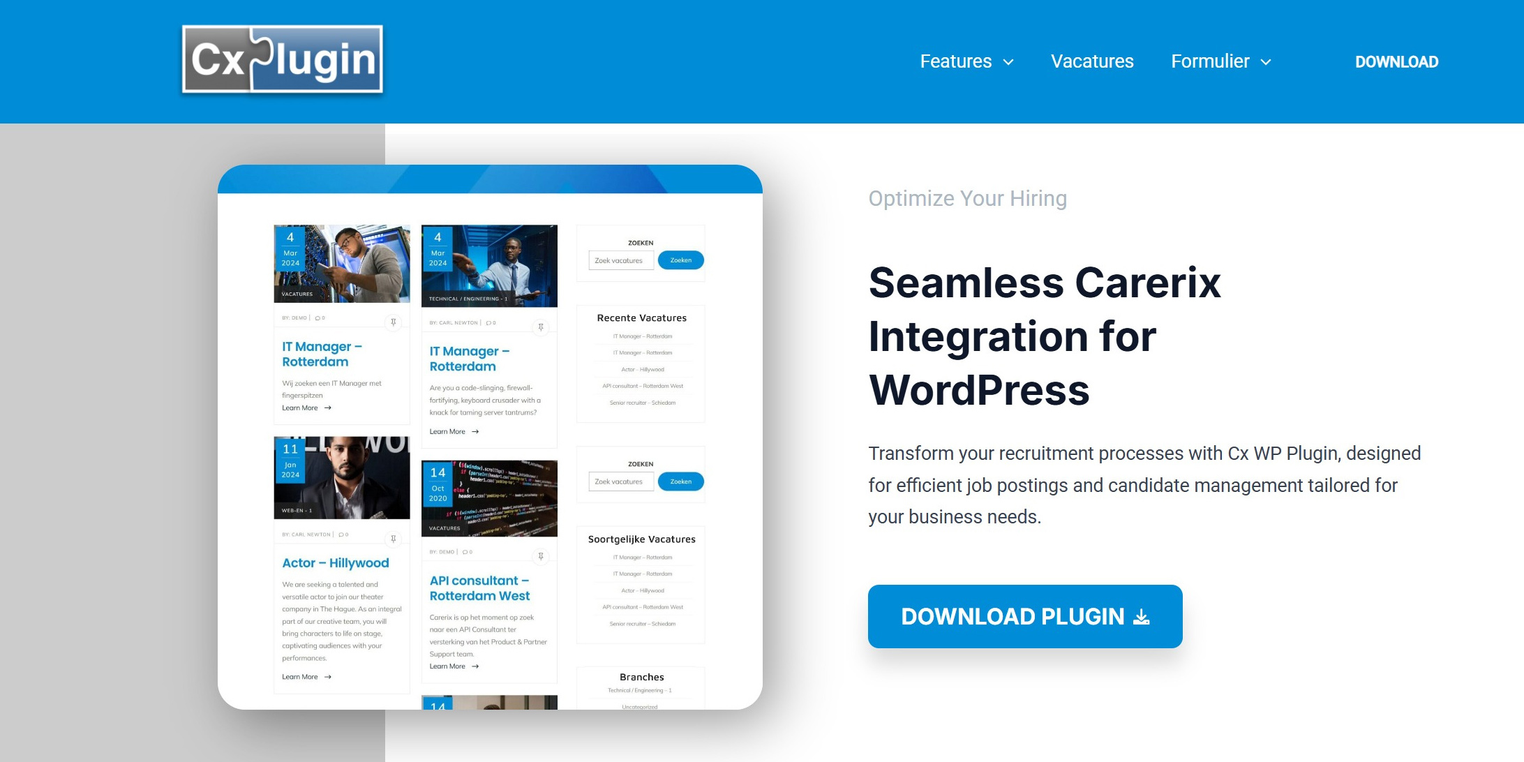 GitHub - carerix/Cx-WP-Plugin: Documentation Carerix WordPress plugin