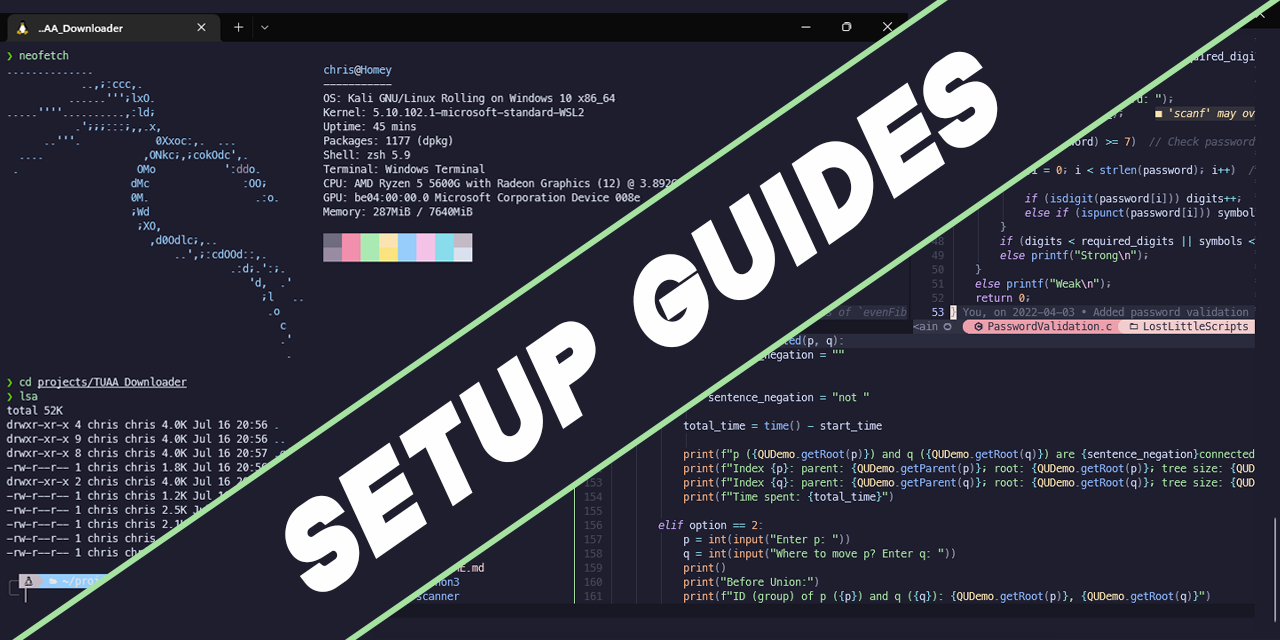 GitHub - Chris1320/SetupGuides: This is how I customize my stuff.