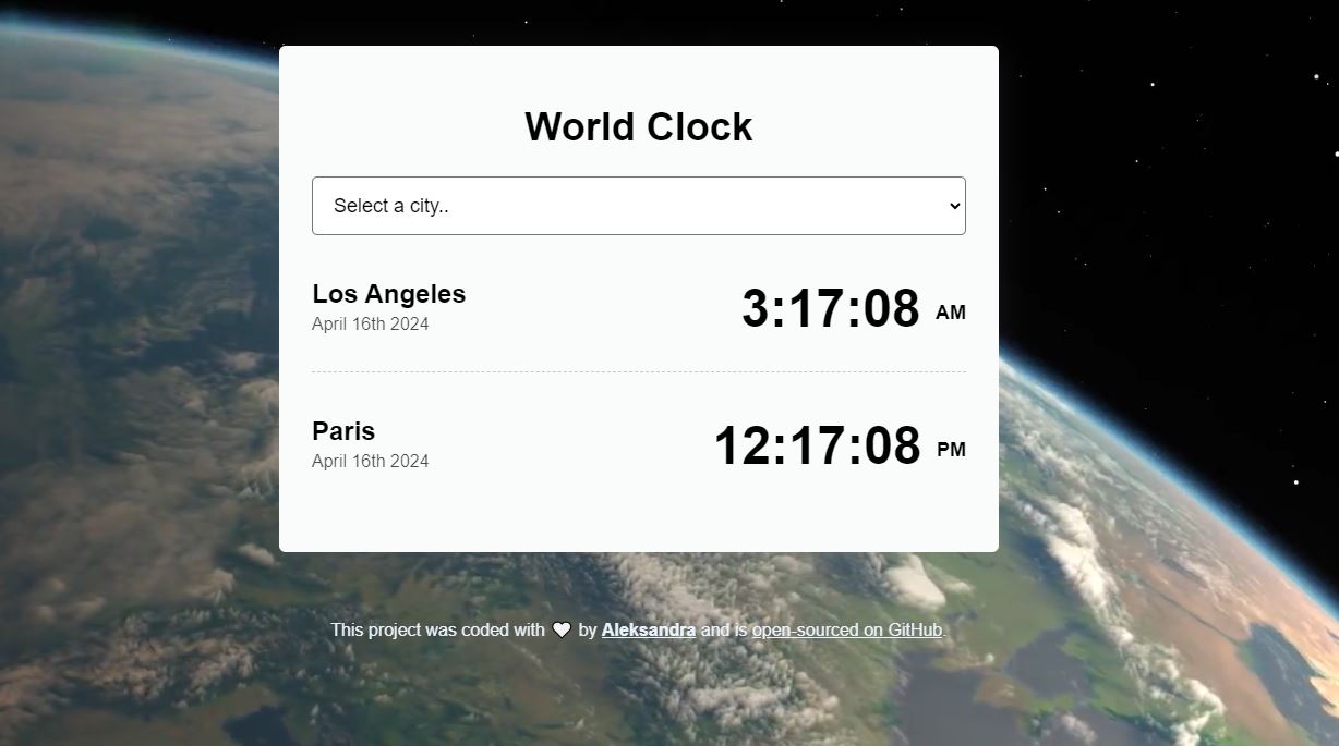 GitHub - sasha-ak/World-Clock-Project: The website of this project is here
