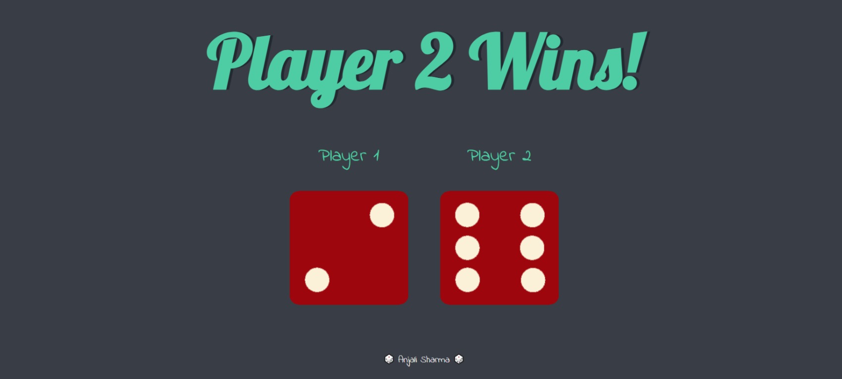 GitHub - ItsAnjaliSharma/Dice_Roll: Dice Roller