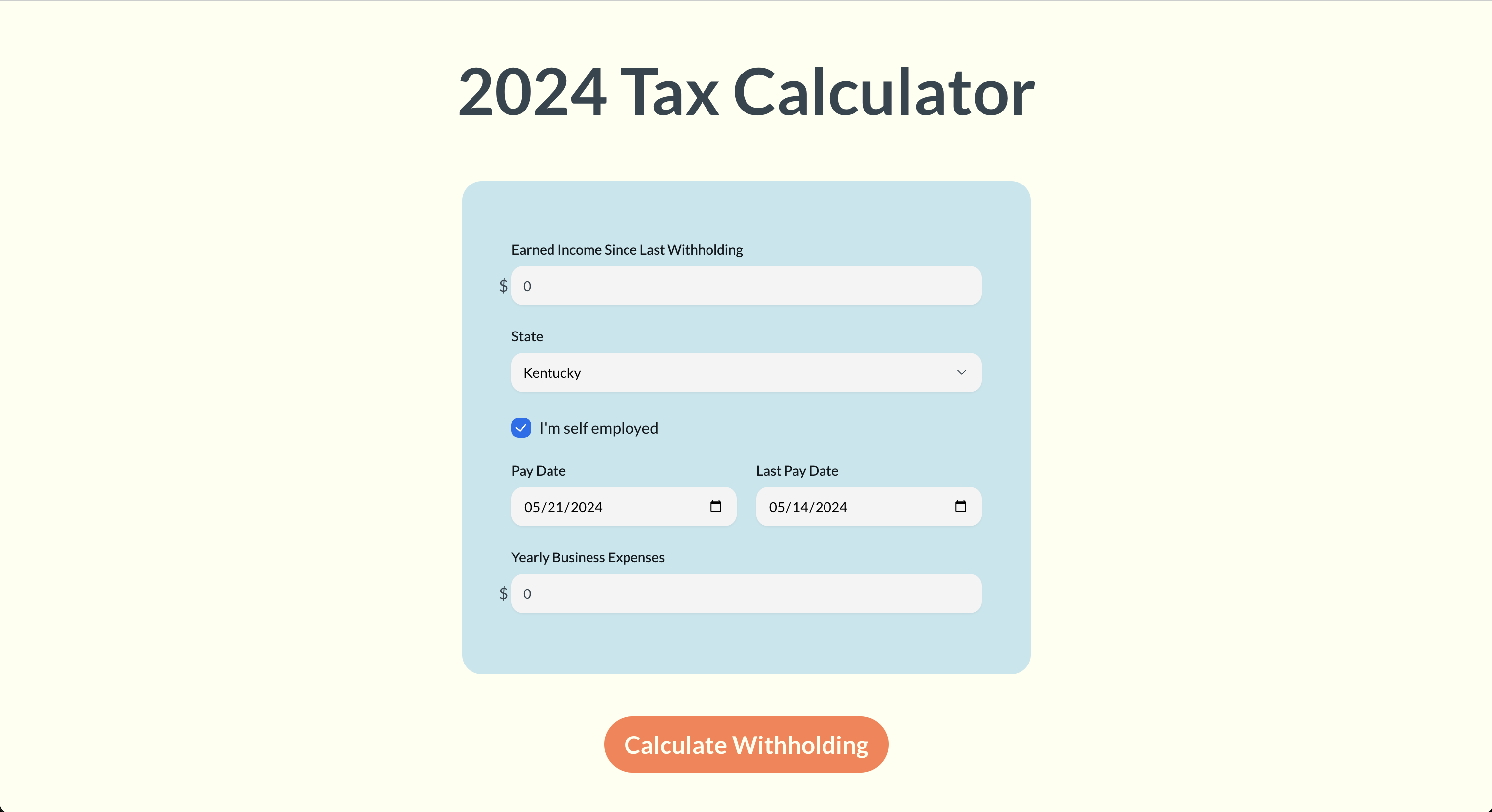 GitHub - klister10/tax-calculator
