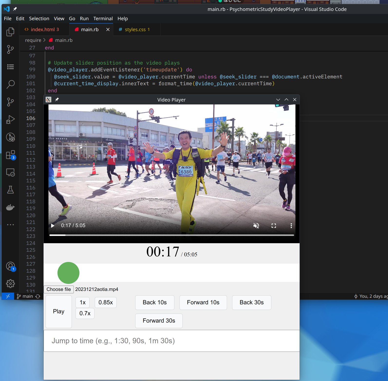 GitHub - Largo/PsychometricStudyVideoPlayer: Videoplayer