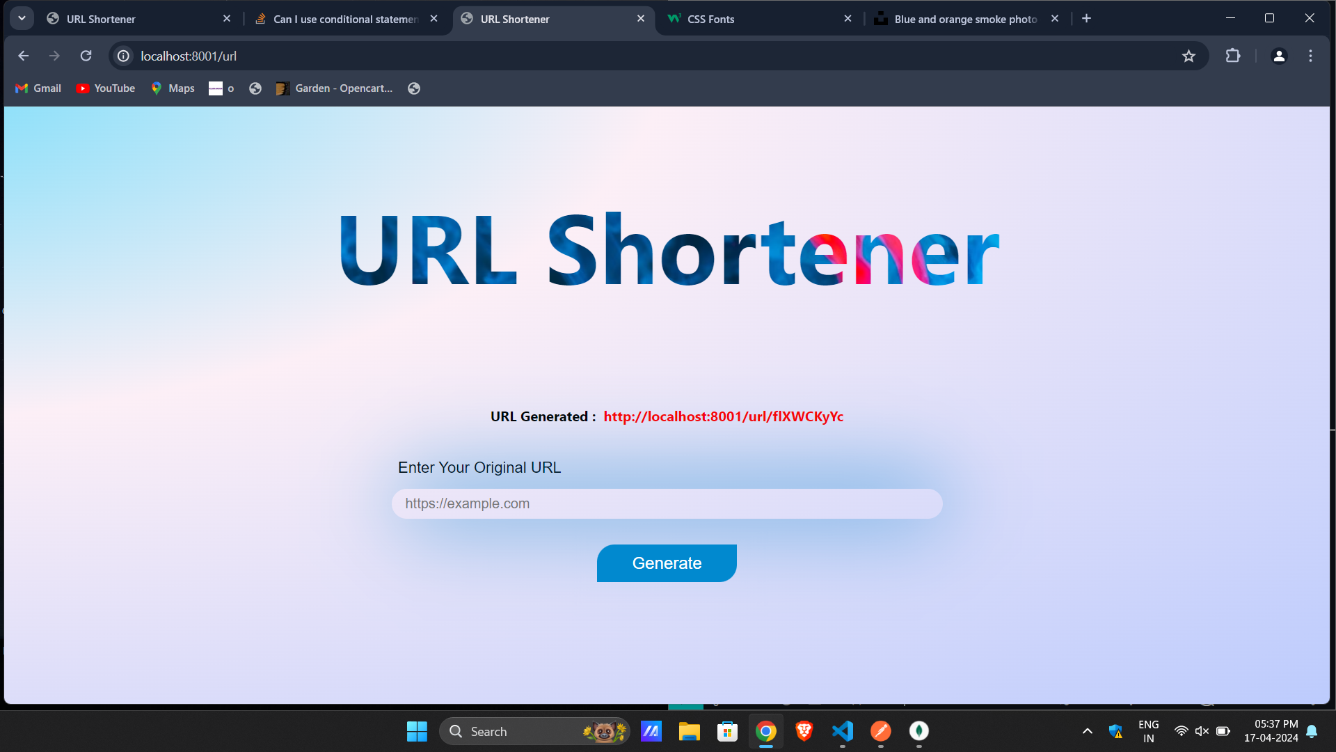 GitHub - vivekmaurya030/url-shortener