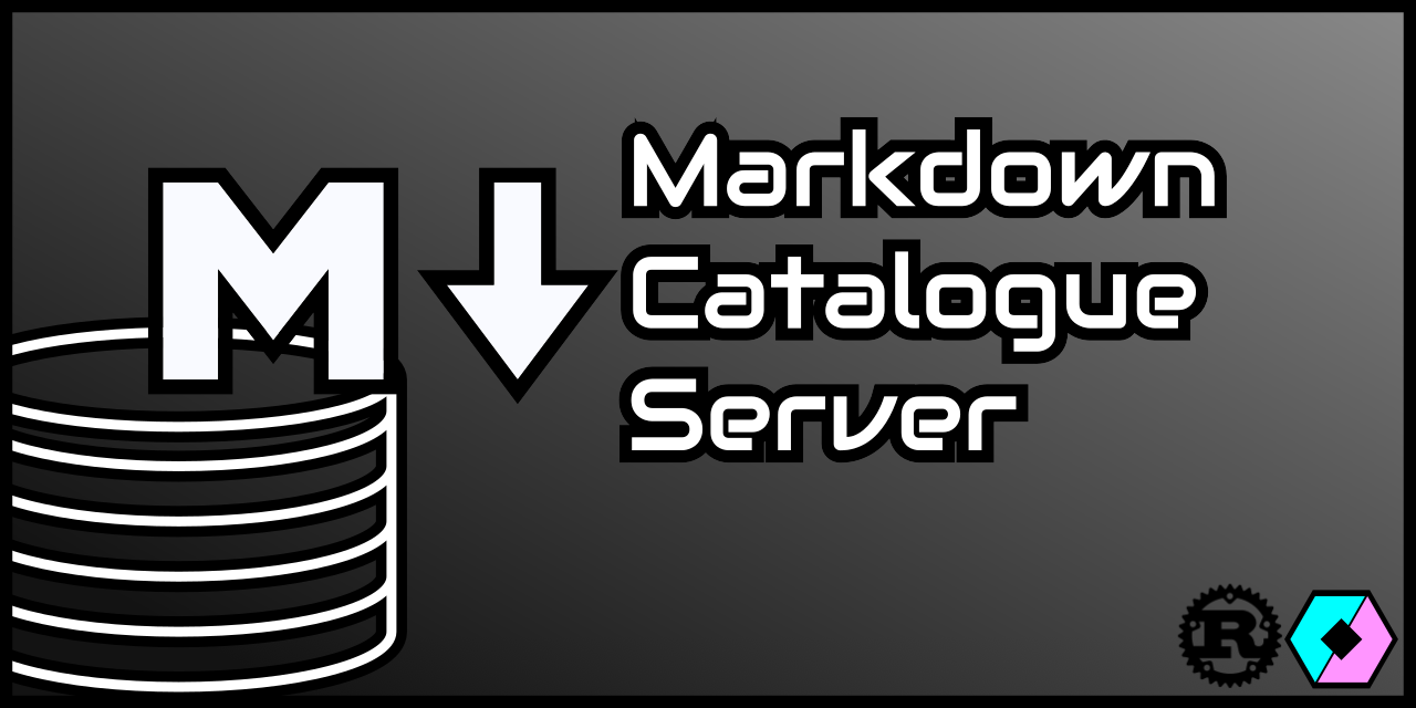 GitHub - Saihex/markdown_catalogue_server: simple Rust REST API server for handling directory of ...