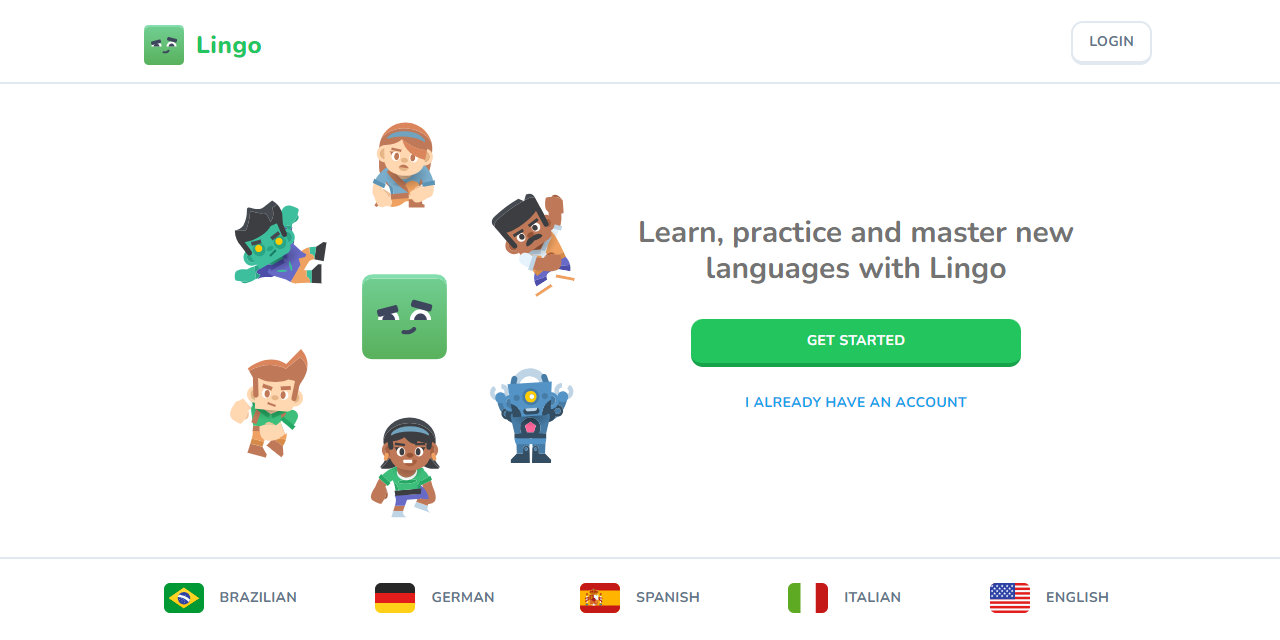 GitHub - lehmannse/duolingo_clone: Lingo. Mid-level/Senior project of a language learning SaaS ...