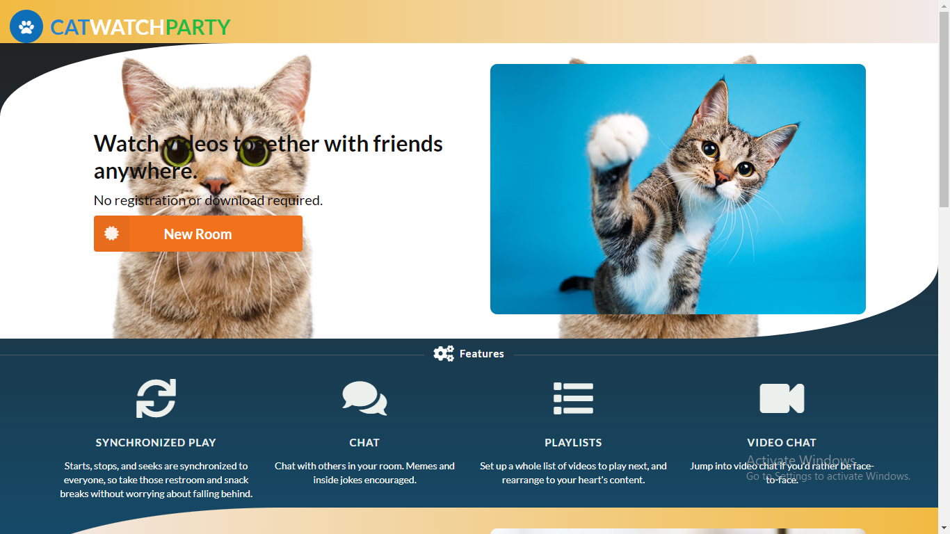 GitHub - IndieDev2003/CatWatchParty: This website is a hobby and personal project created to ...