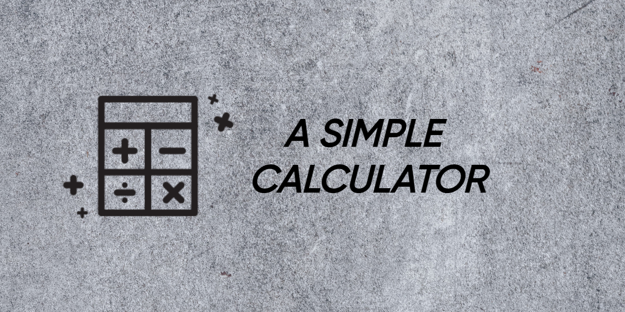 GitHub - KhanMaheen/simple-calculator: A simple calculator and is easy ...