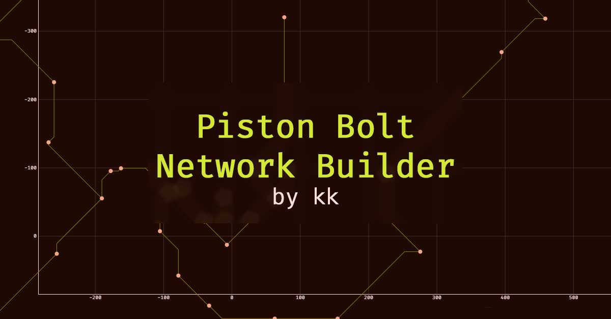 GitHub - KK-mp4/Bolt-Routing-Problem-V2: Piston Bolt Network Builder for Minecraft