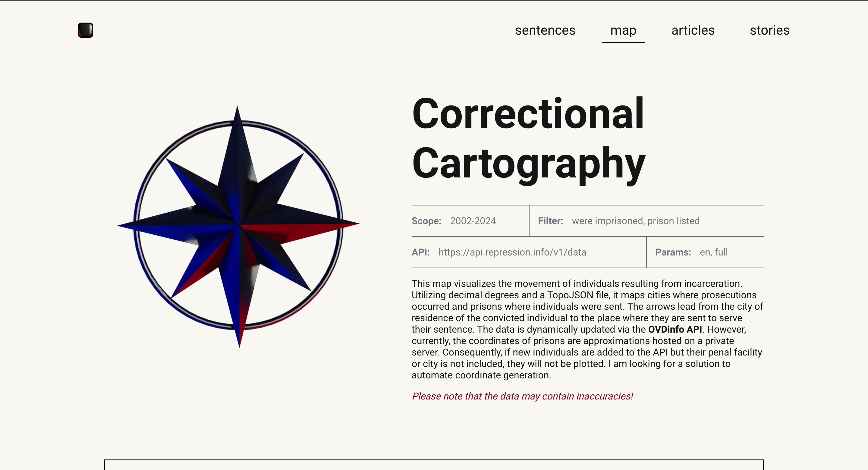 GitHub - Shandaram/OVD-info: This project makes OVDinfo API data more accessible and ...