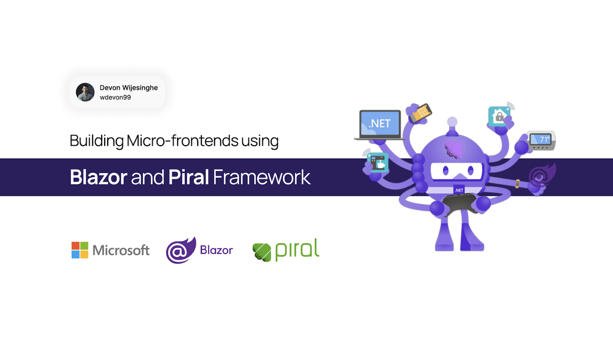 GitHub - wdevon99/Blazor-Microfrontends: Blazor Microfrontends Starter Template