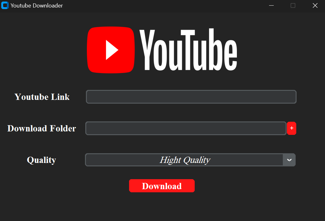 GitHub - IsaacBh1/Youtube-Video-Downloader: it is a small aplication ...