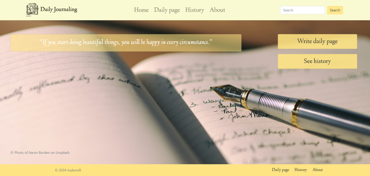 Github Mykesoftdaily Journaling Website With Node Expressjs Ejs Postgresql Bootstrap