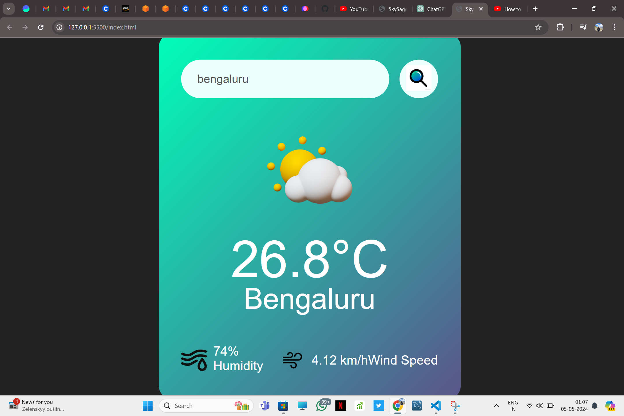 GitHub - downtoArth/SkySage: An ultimate weather app which gives real time weather information ...