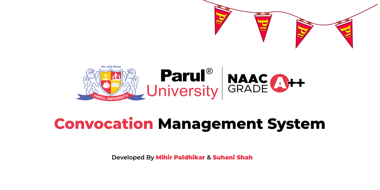 GitHub - mihirpaldhikar/pu-convocation: The Official Repository for Parul University Convocation ...