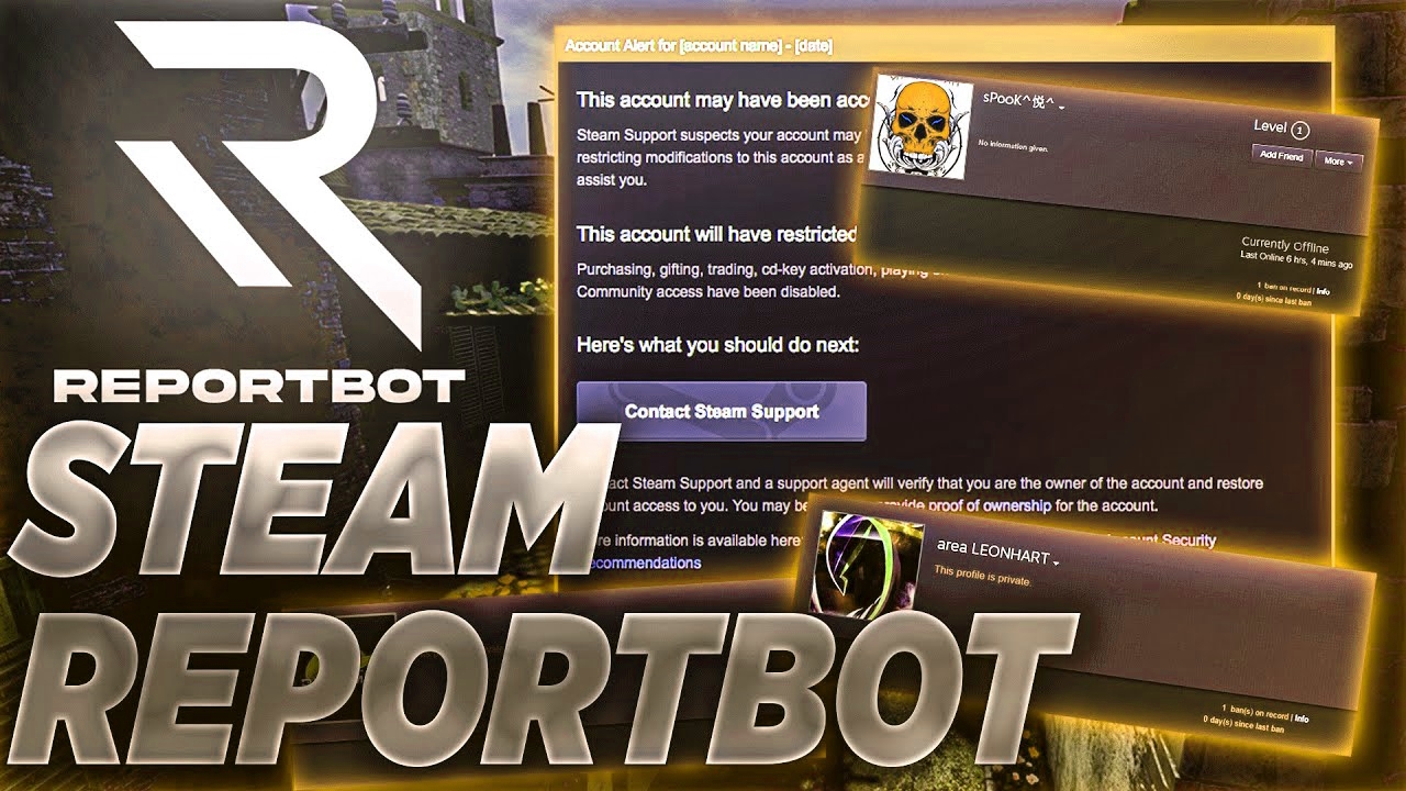 reportbot-steamcommunity · GitHub Topics · GitHub
