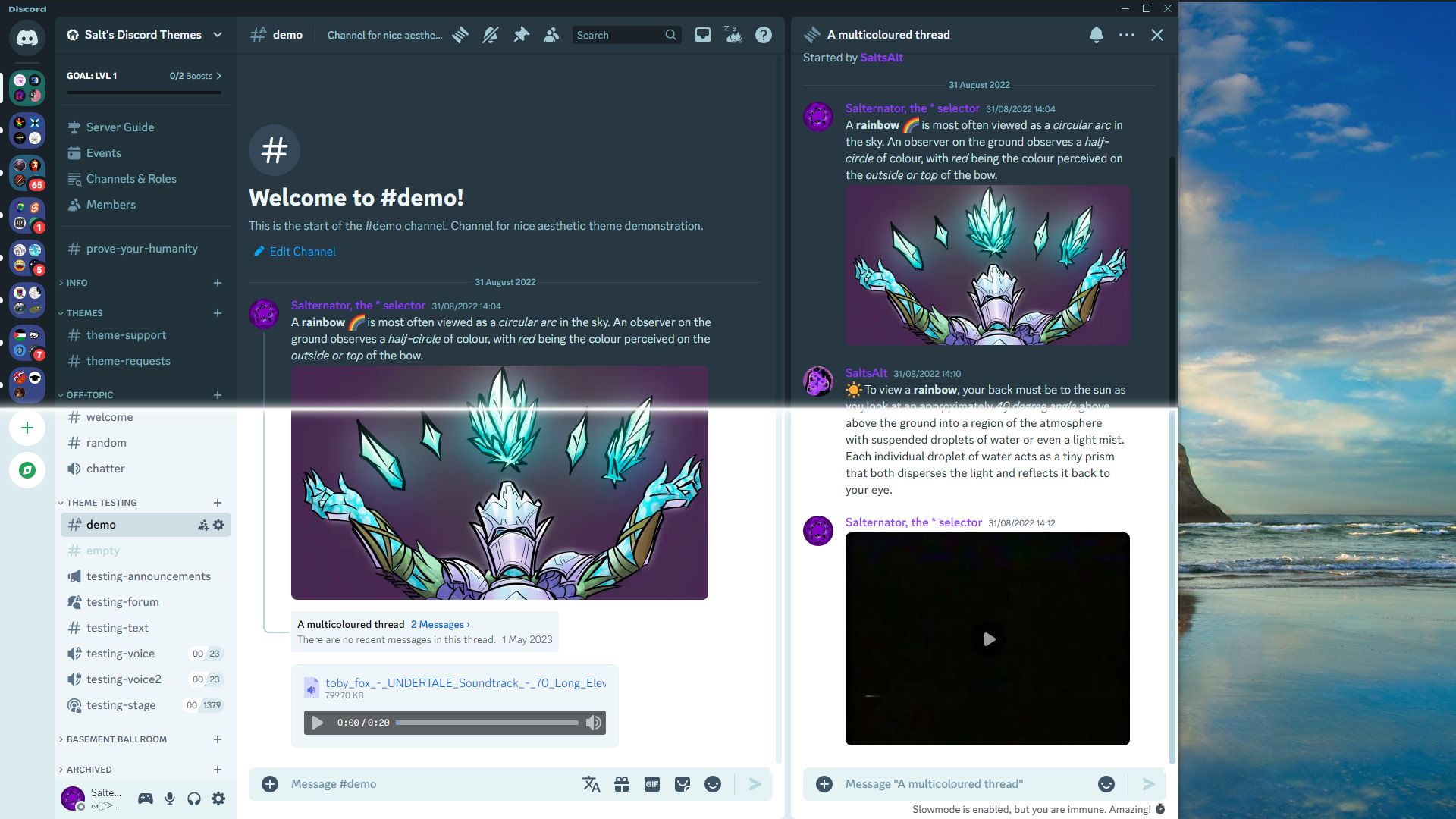 GitHub - MiniDiscordThemes/SystemColor: Recolours Discord based on your system colour.