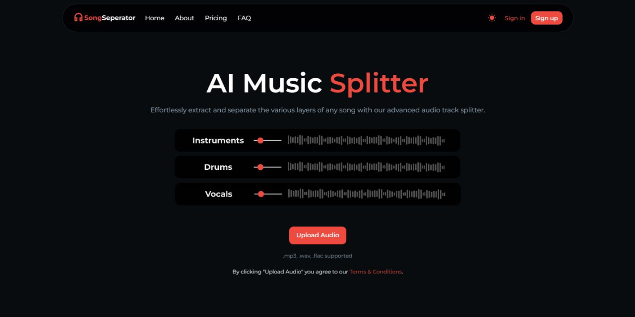 GitHub - kylekmcleod/AI-Music-Separation-App: A personal project. Music ...