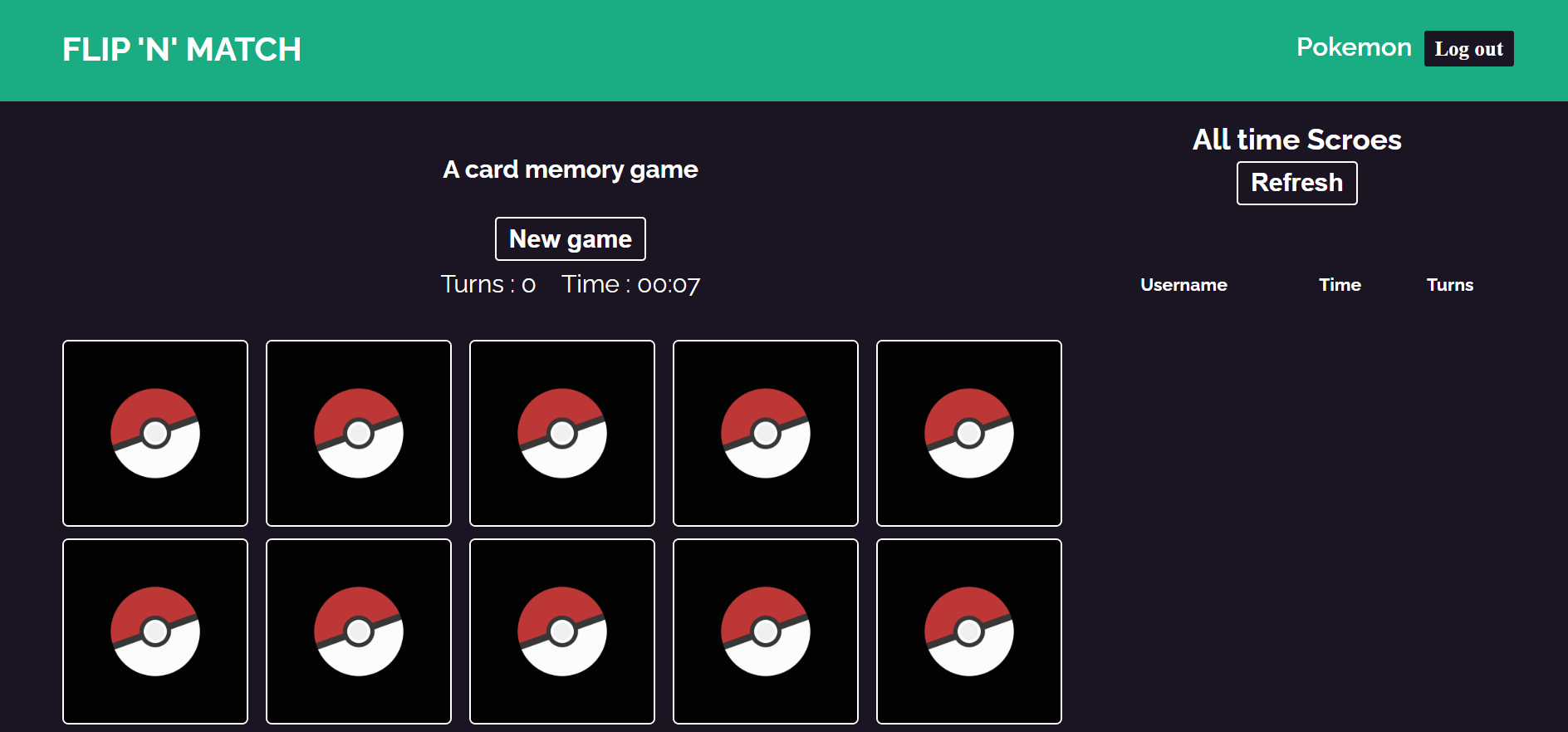 GitHub - bhaveshd9/flip-N-Match: Welcome to the Flip-N-Match Memory Game! This is a fun and ...