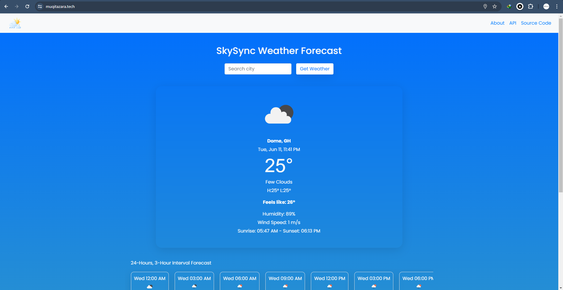 GitHub - azaraverse/SkySync: A weather web application that retrieves and displays weather ...
