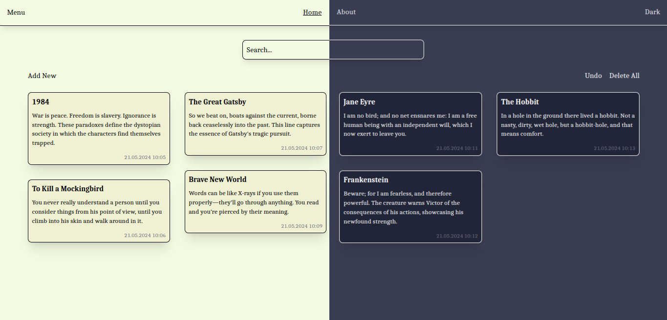 GitHub - zulfikawr/textVerse: minimalist note taking website, written ...