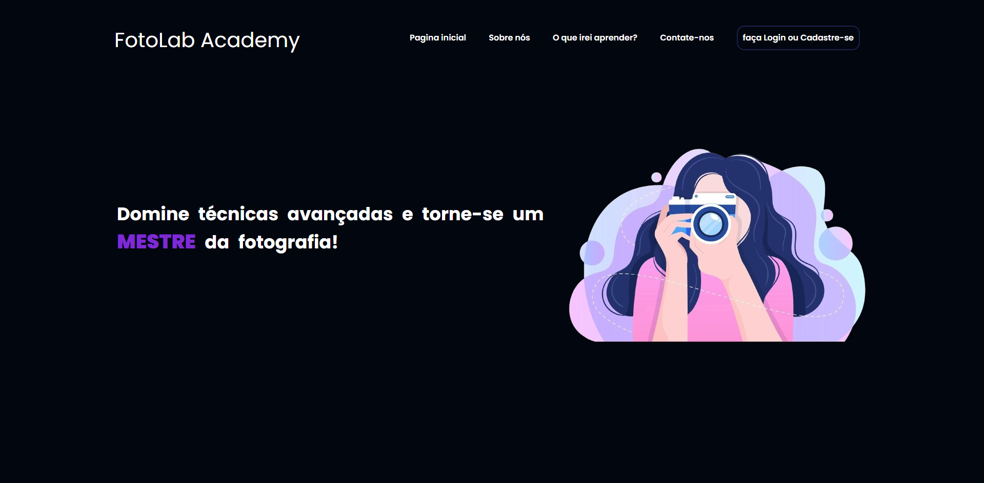 GitHub - vini7kk/Projeto-LandingPage: Projeto de um site de uma plataforma de cursos, com uma ...