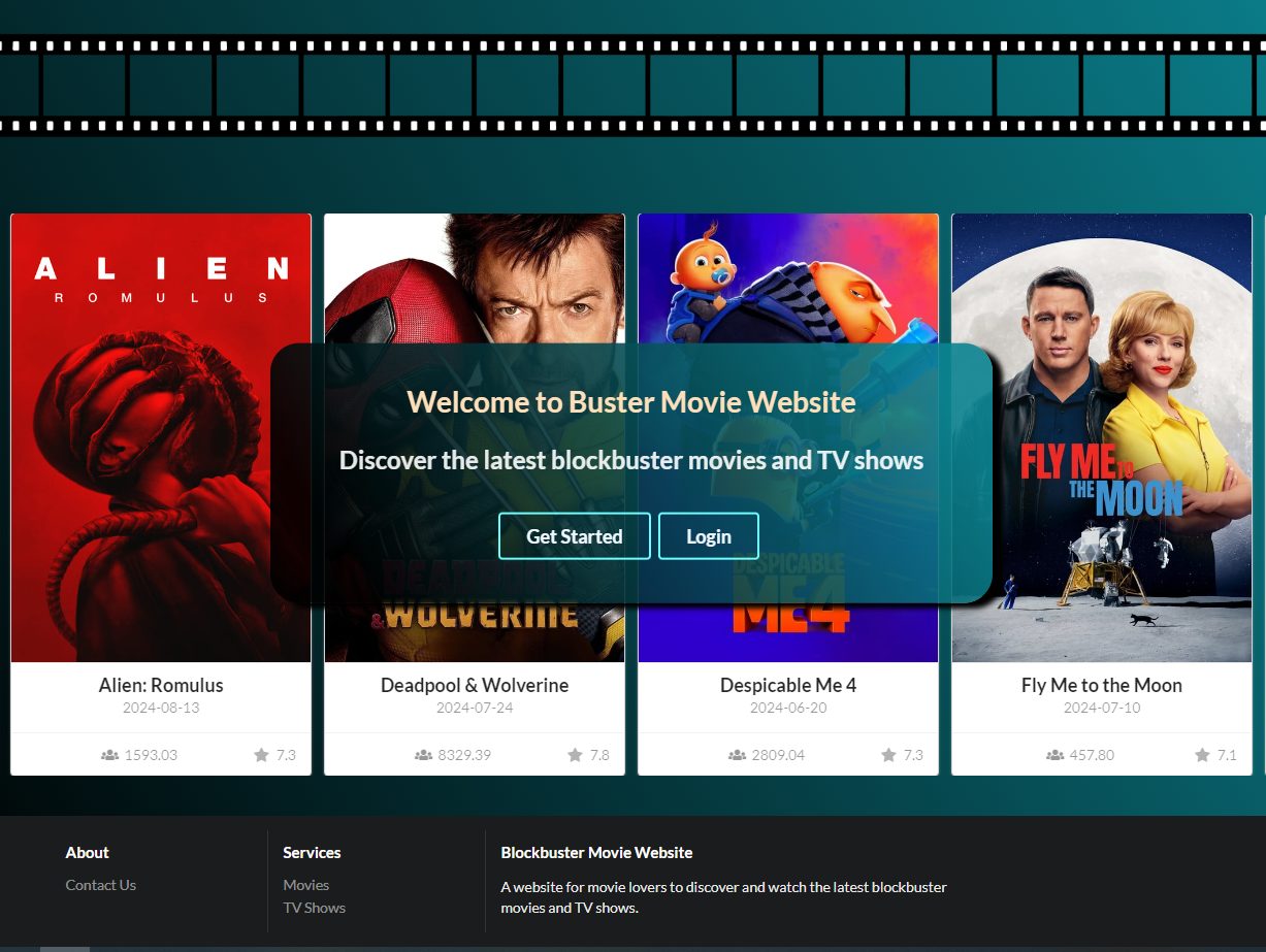 GitHub - rSchleckser/Buster-movies