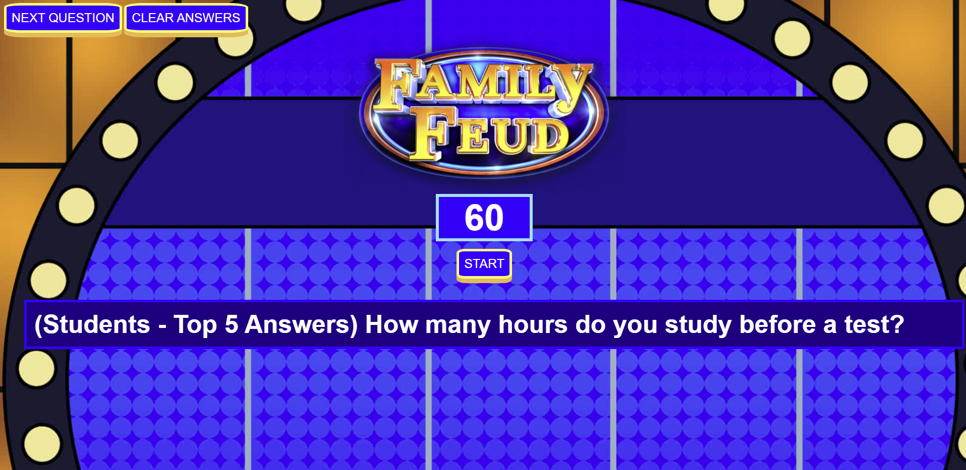 GitHub - dangerousfroggo/Family-Feud-Board: Family Feud board game app ...