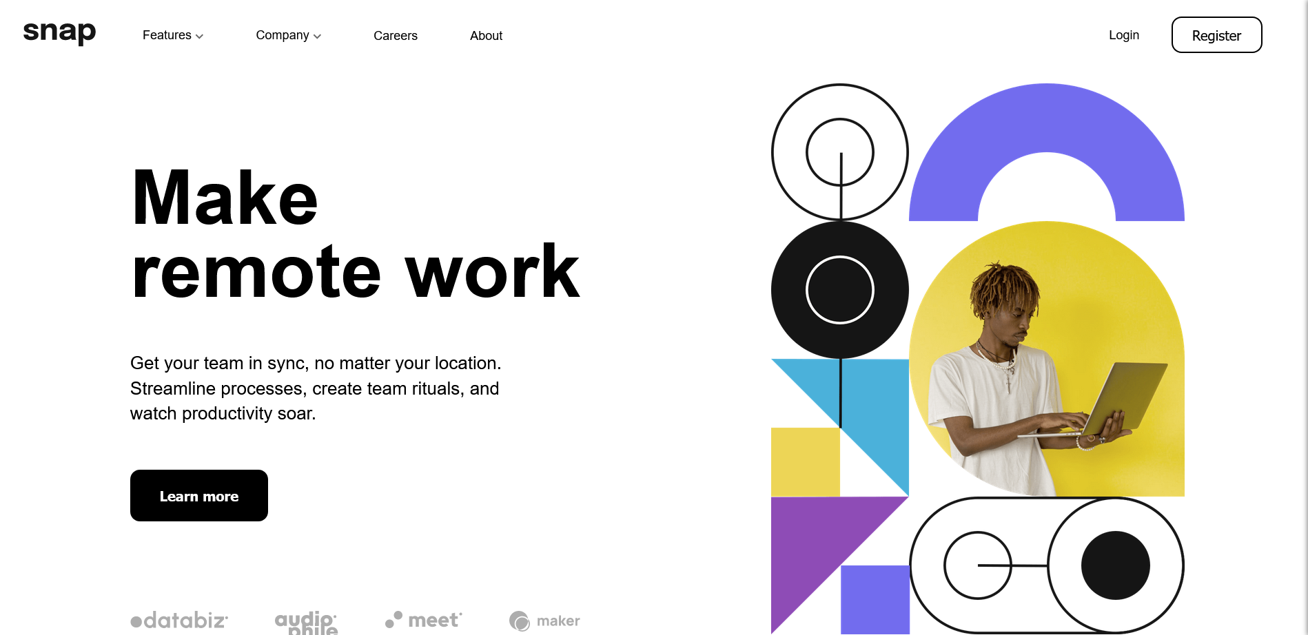 Github Mstrick994 Intro Section With Dropdown Navigation Main A Responsive Landing Page With