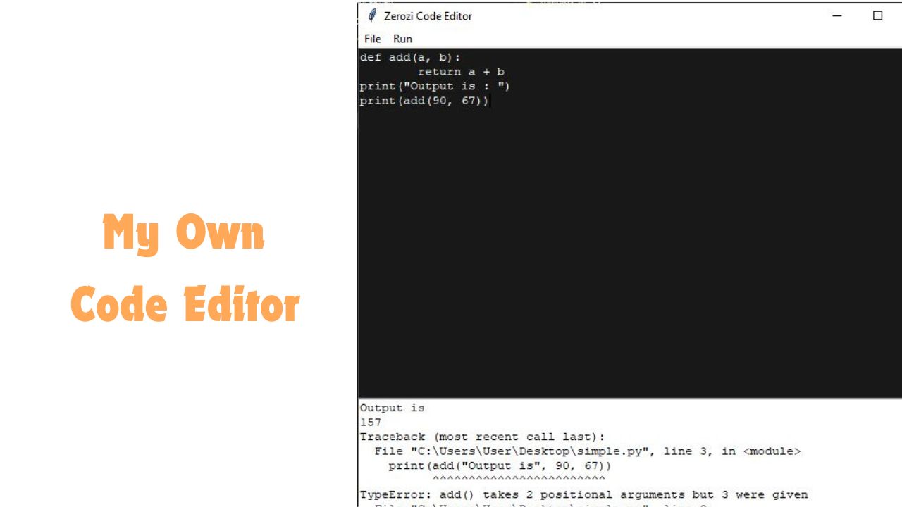 GitHub - AsifTLT/My-Own-Code-Editor-IDE-Like-Vs-Code-Or-Pycharm-Using-Python