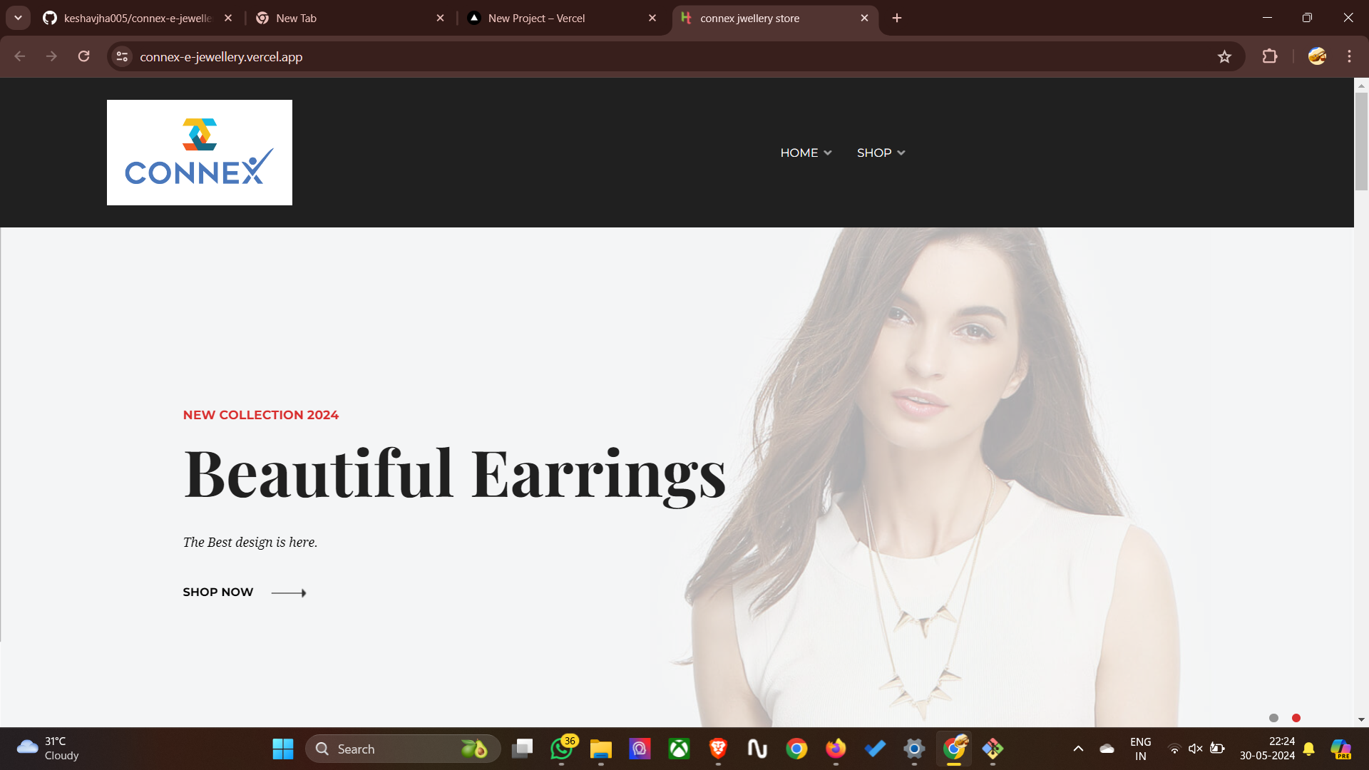 GitHub - keshavjha005/connex-e-jewellery
