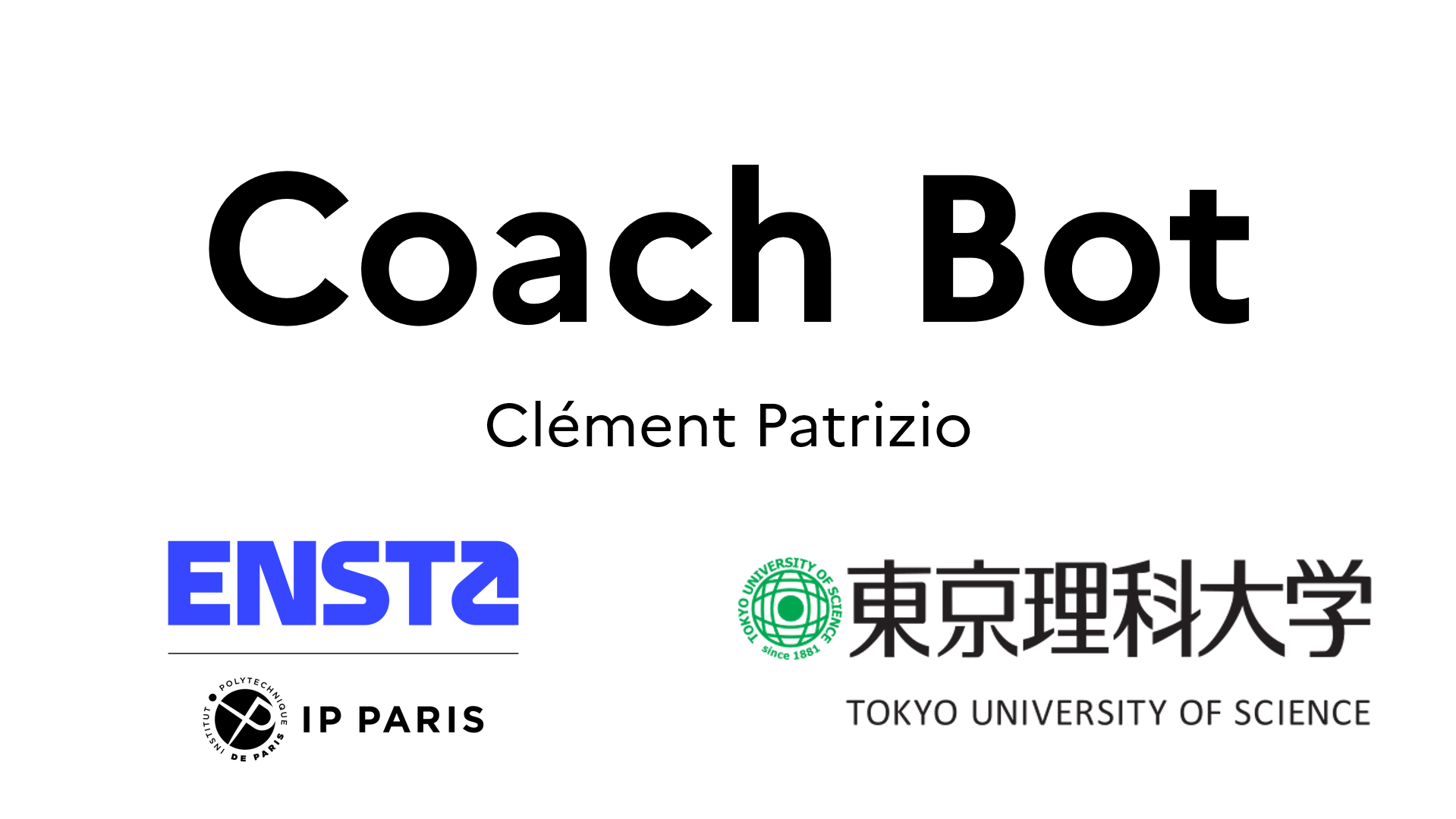 GitHub - Clem-Pat/Coach_Bot: Software for a gym robot that gives advice on user's sport session